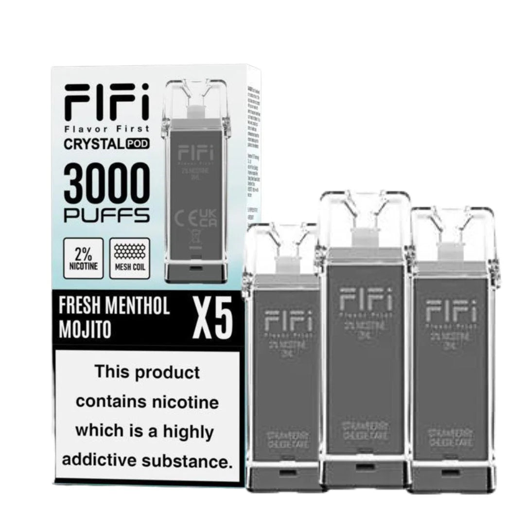 Crystal FIFI 3000 Puffs 5 in 1 Replacement Pods – Vapes Master