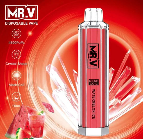 MR.V Crystal 4500 Puffs Prefilled Pod Vape Kit – Vapes Master