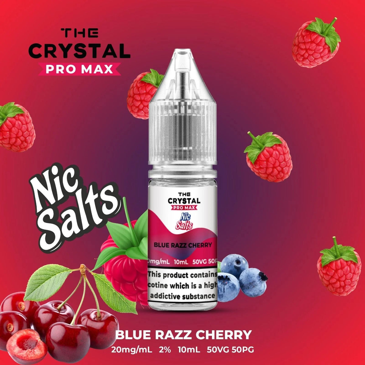 The Crystal Pro Max Vape Nic Salts 10ml - Box Of 10 – Vapes Master